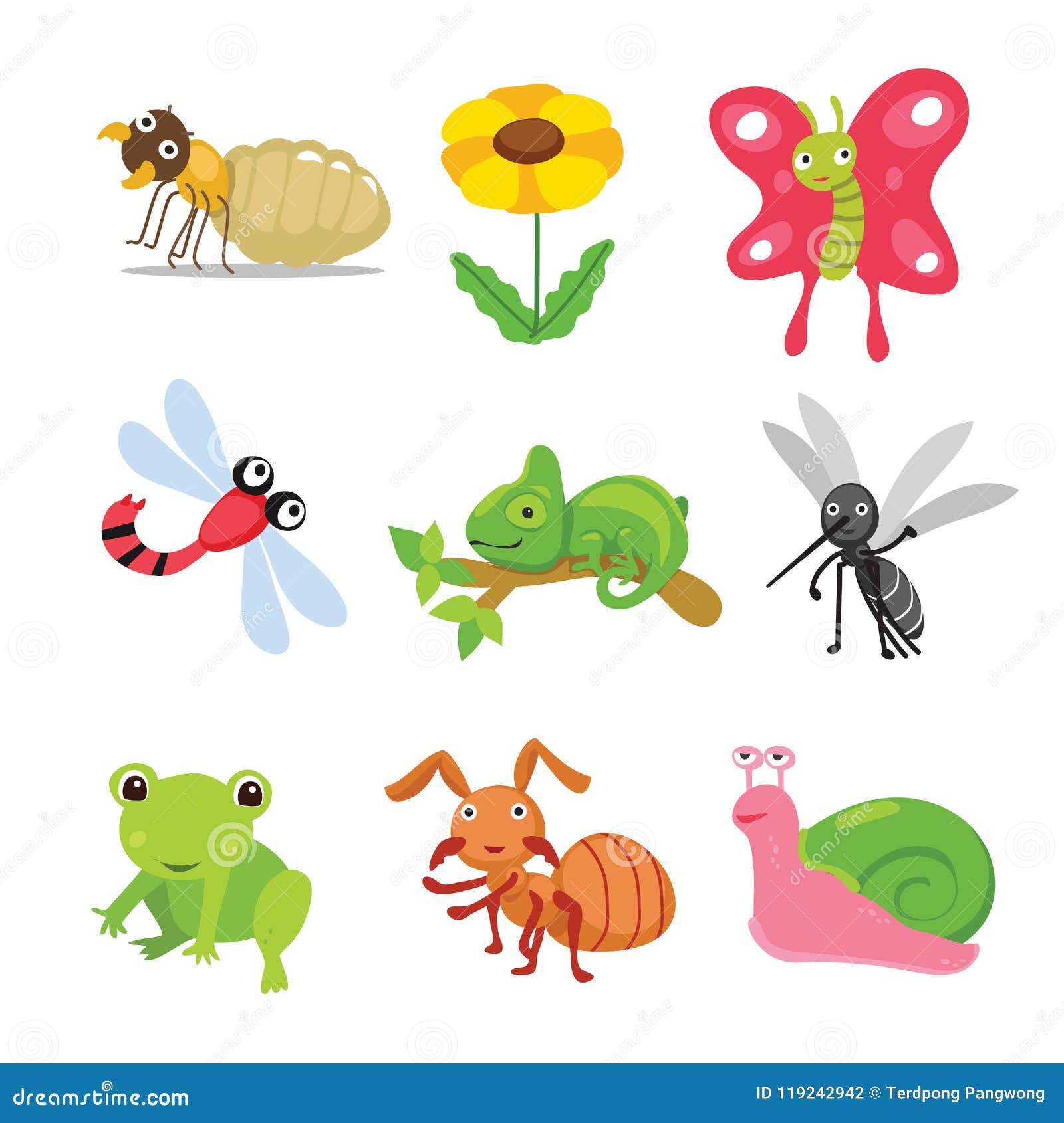 Insects Character Design Royalty-Free Stock Image | CartoonDealer.com ...