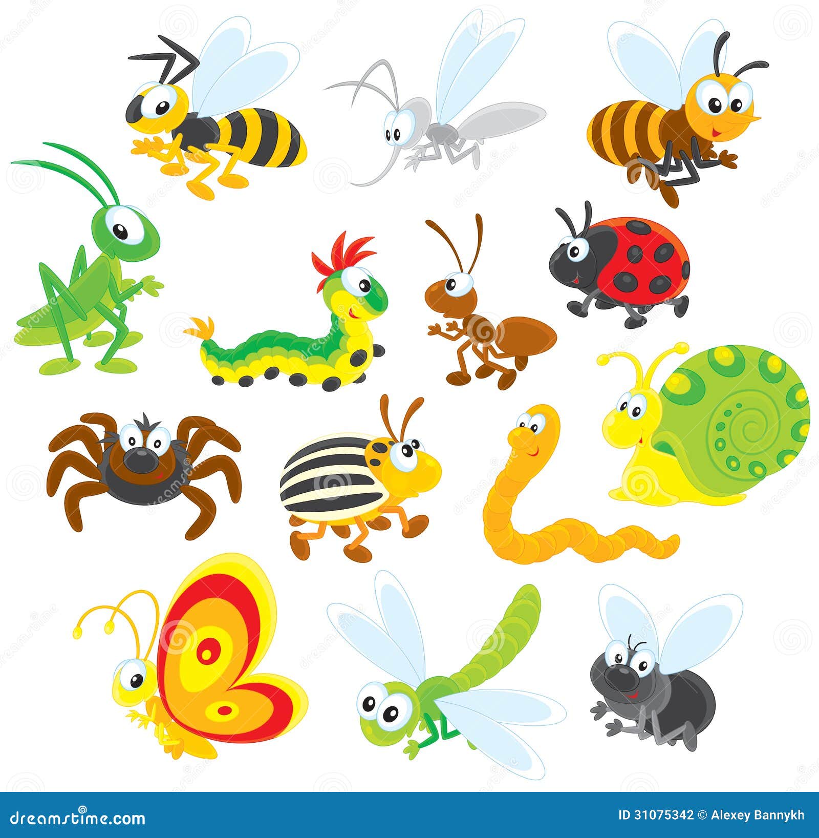 Insects Cartoons, Illustrations & Vector Stock Images - 136830 Pictures ...