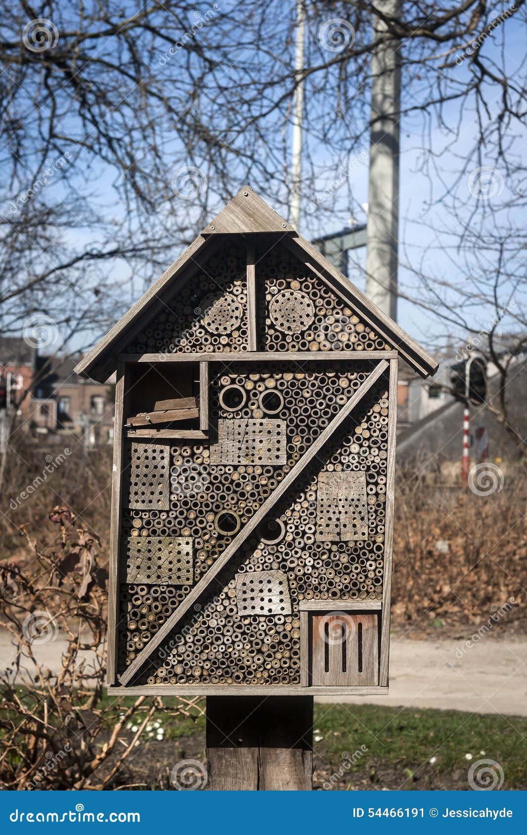 Insects hotel stock image. Image of belgium, habitat - 54466191