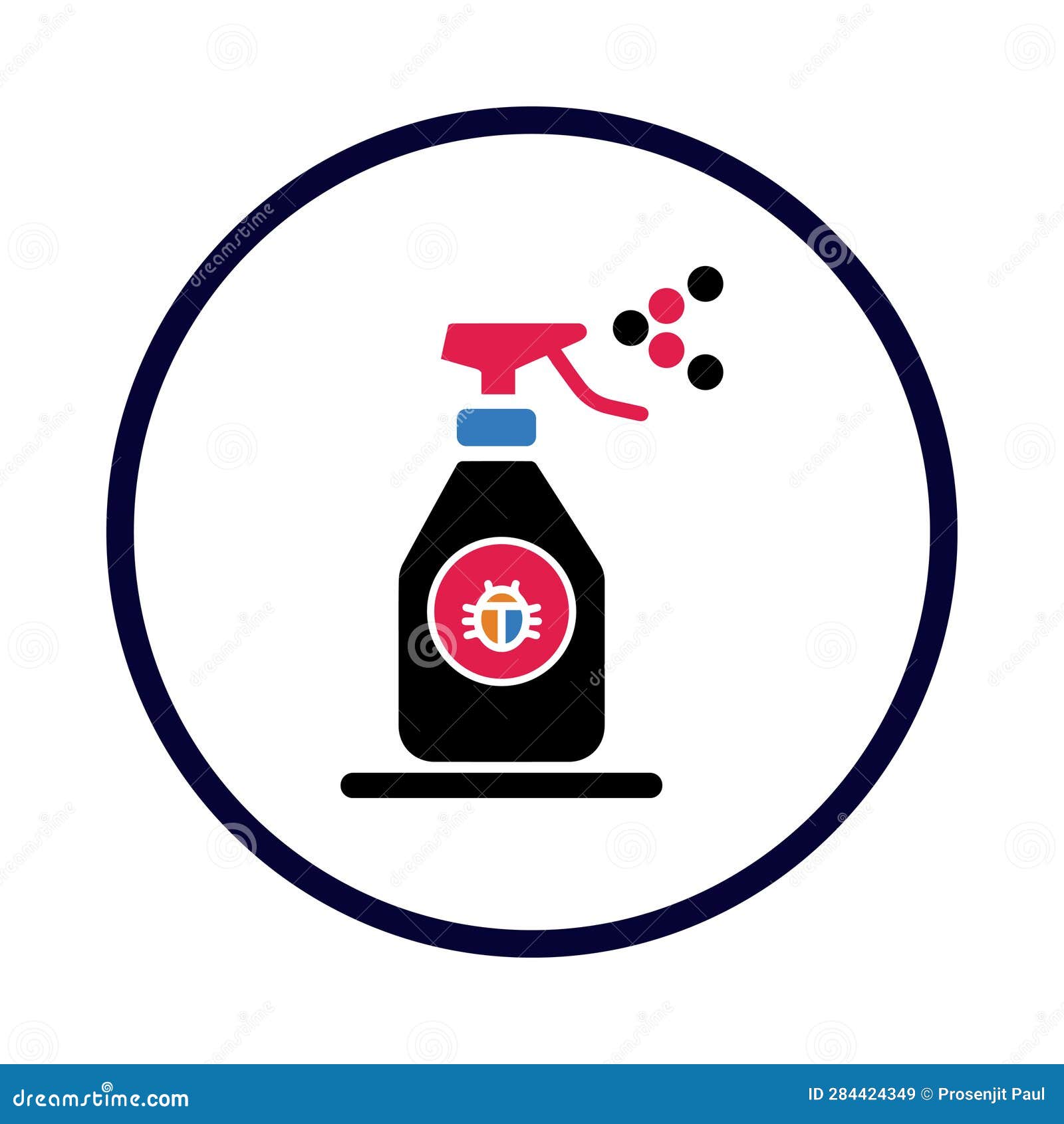 Insects, Spray, Pesticide Spray Icon Stock Vector - Illustration of ...