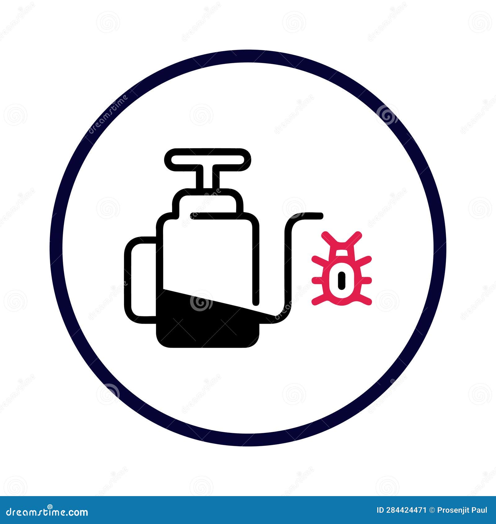 Insects, Spray, Pesticide Spray Icon Stock Vector - Illustration of ...