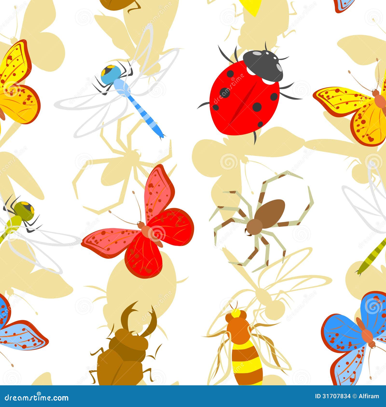 Insects Vector Illustration | CartoonDealer.com #31707834