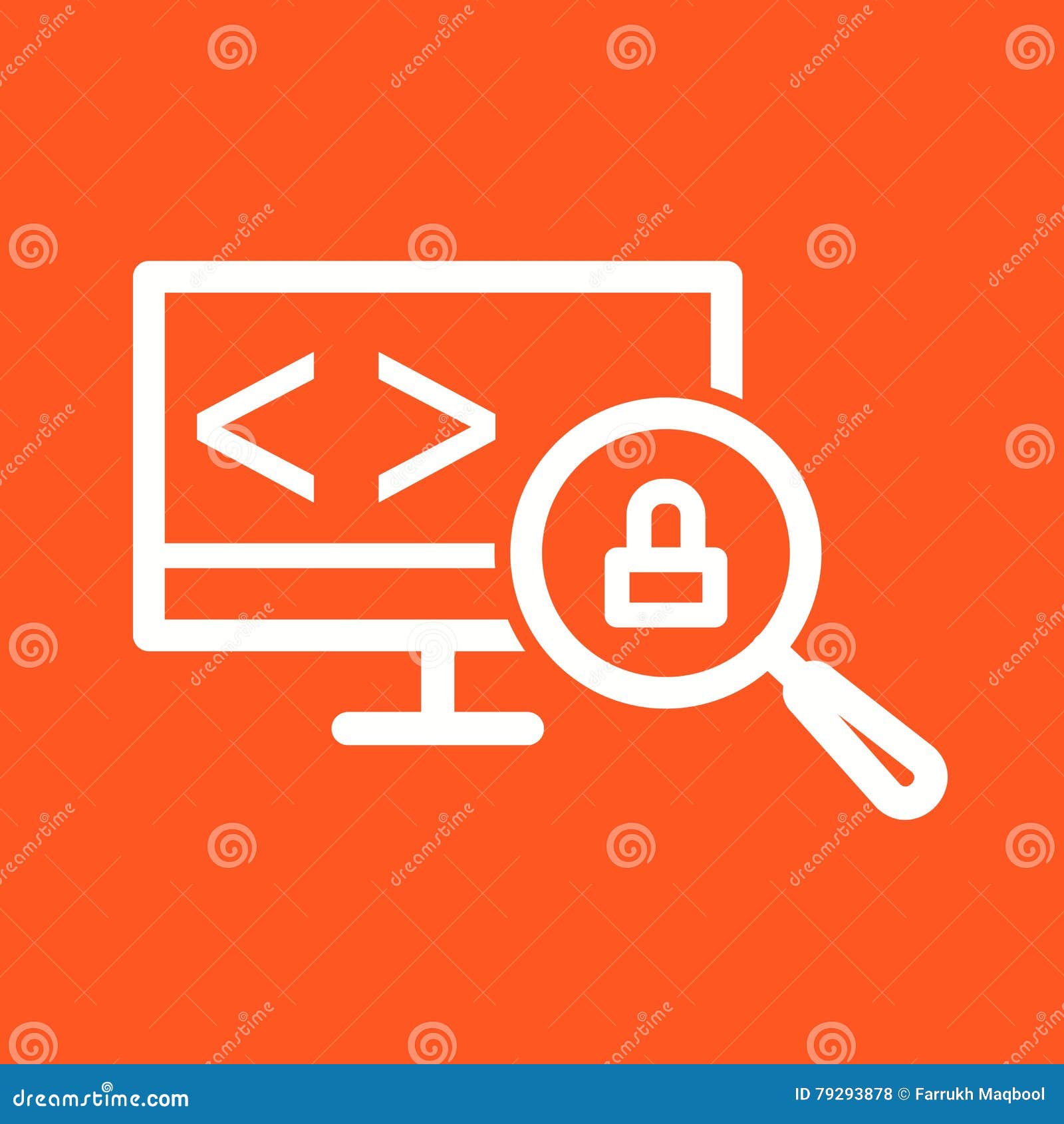 Insecure Code stock vector. Illustration of secret, information - 79293878