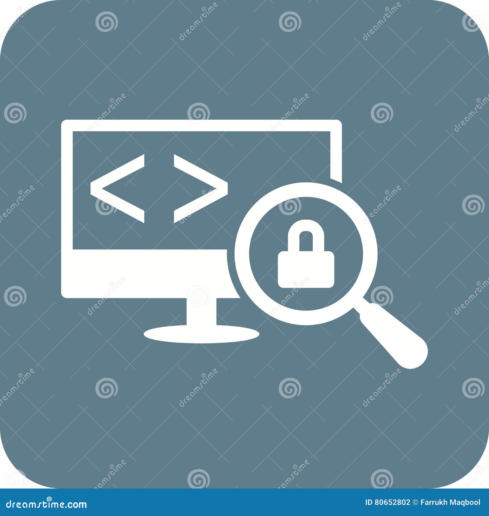 Insecure Code stock vector. Illustration of password - 80652802