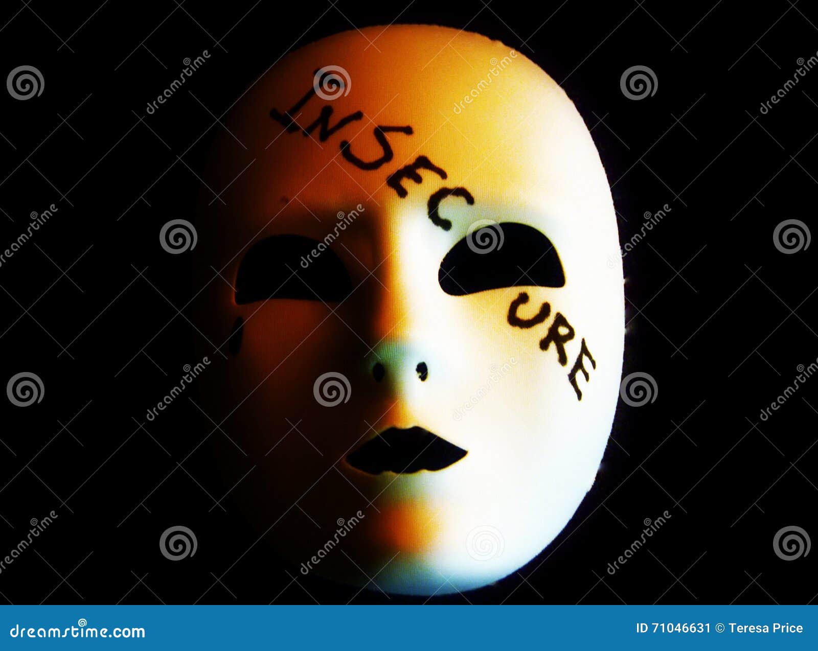 Insecure stock image. Image of face, security, shadow - 71046631