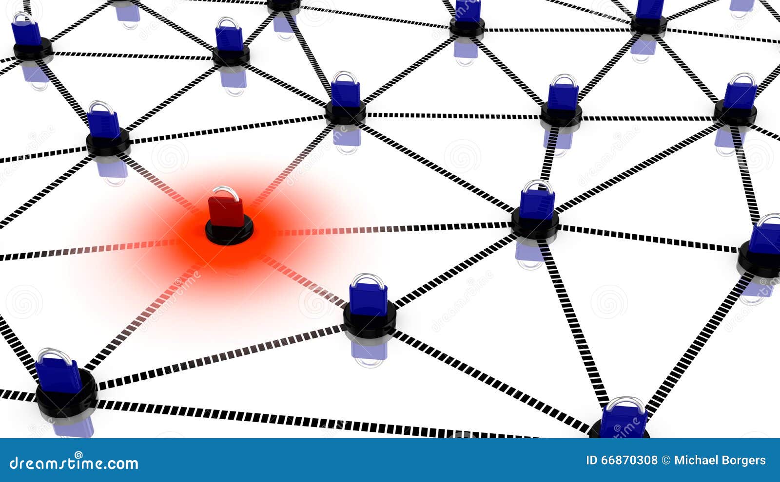 Insecure Network Concept Illustration Stock Illustration - Illustration ...