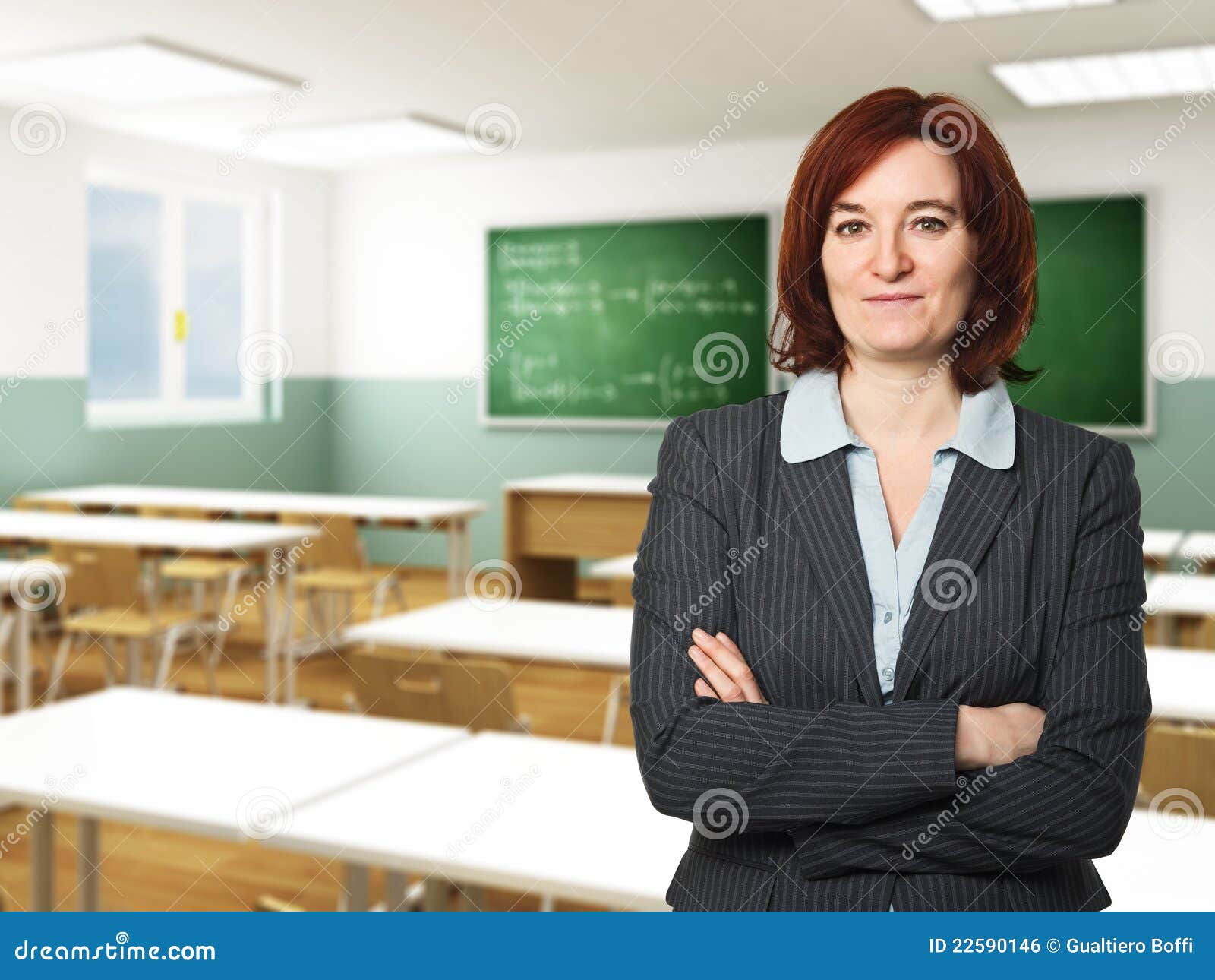 Insegnante fotografia stock. Immagine di allievo, armi - 22590146