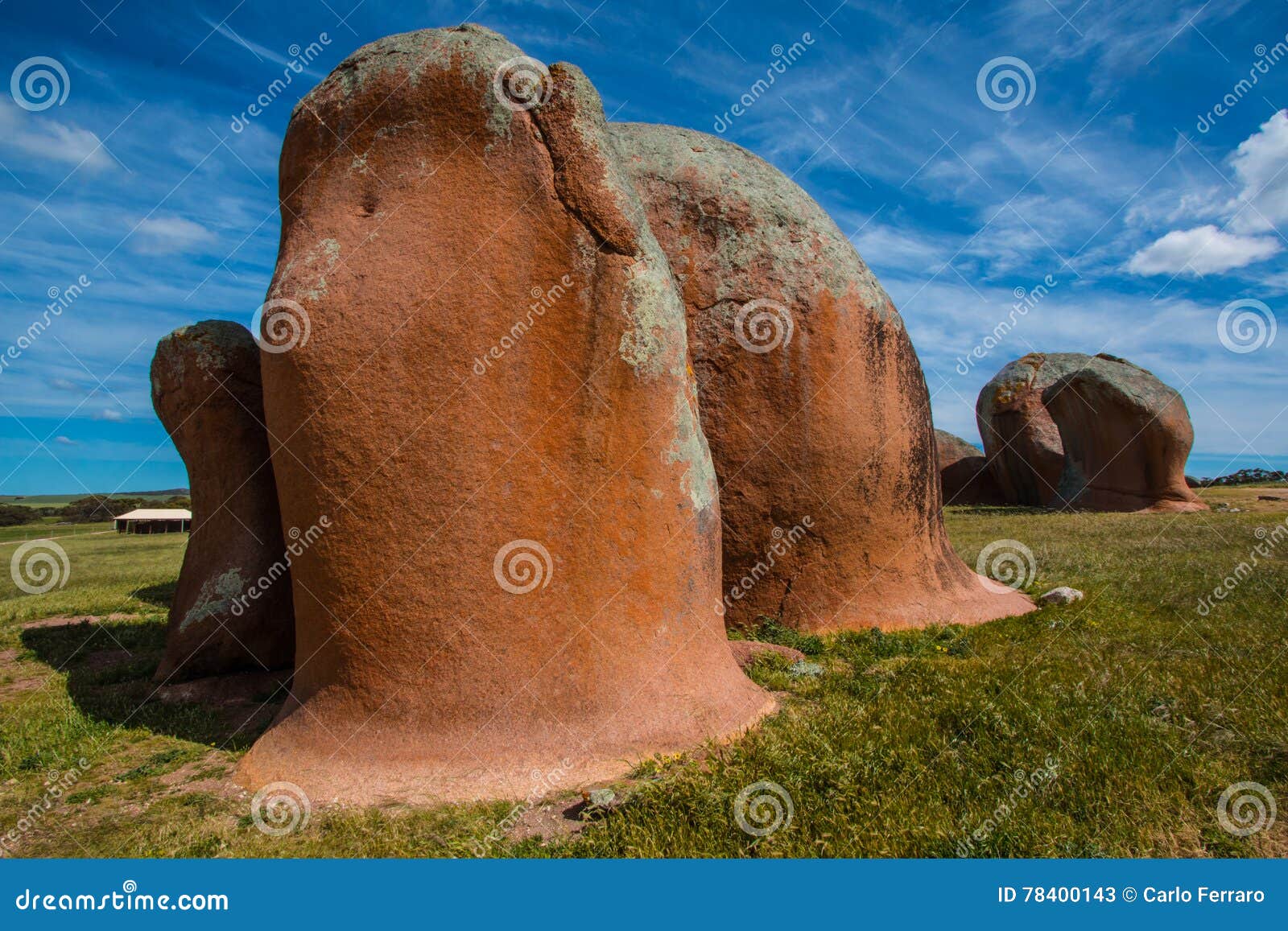 Inselberg del granito imagen de archivo. Imagen de australia - 78400143