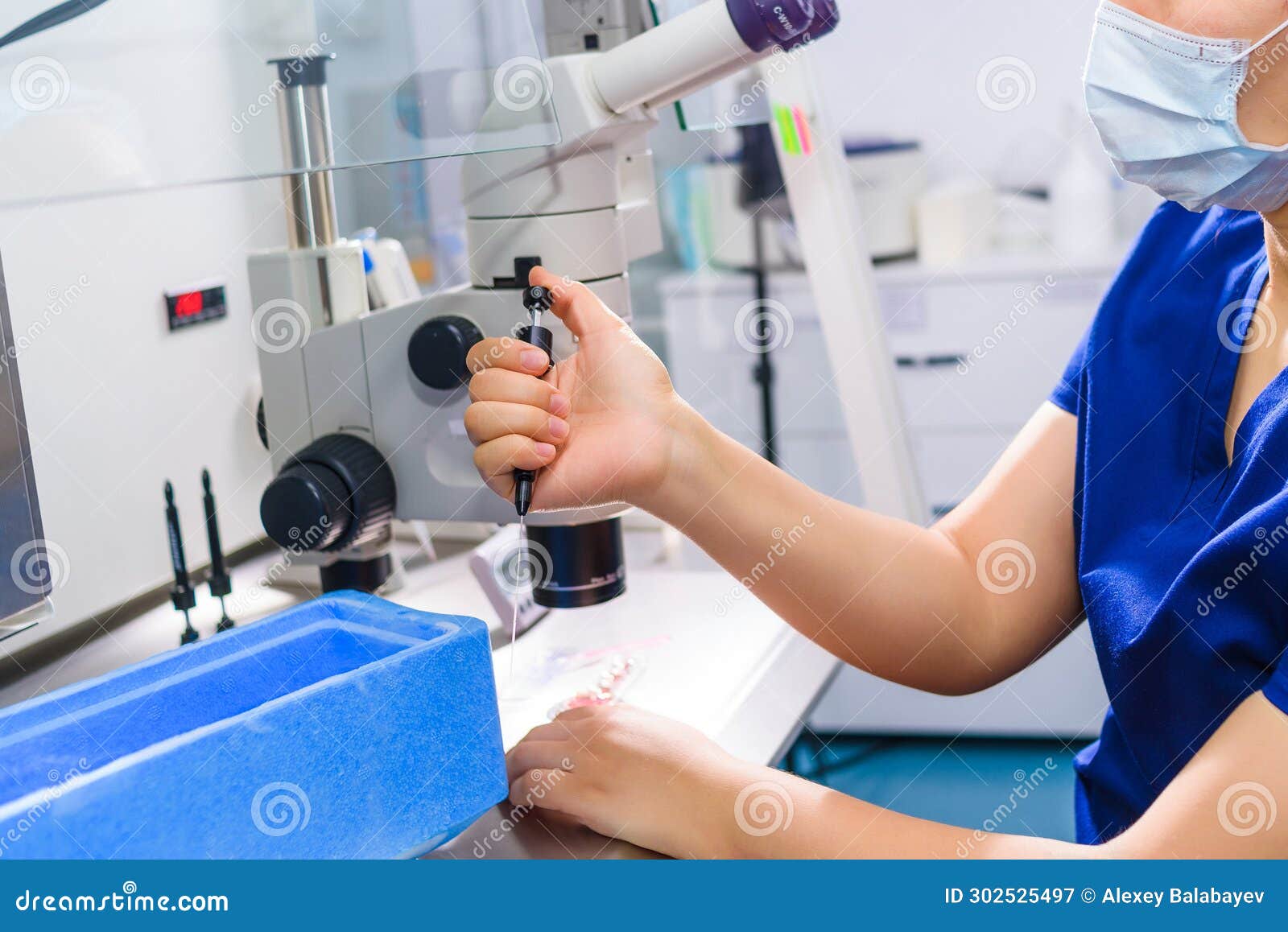 Embryologist Freezing Embryos For Staorage Royalty-Free Stock Photo ...