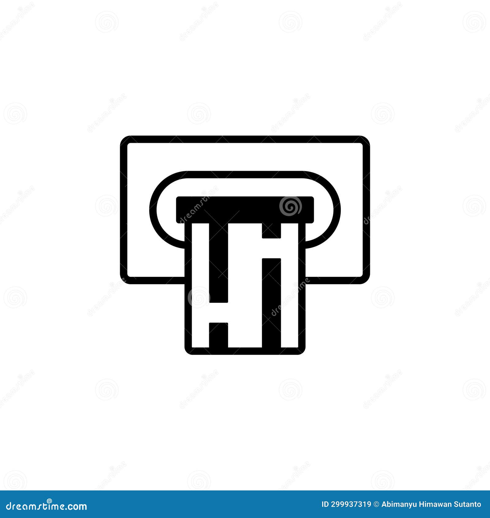 Insert Bank Card Icon Vector Stock Illustration - Illustration of shop ...