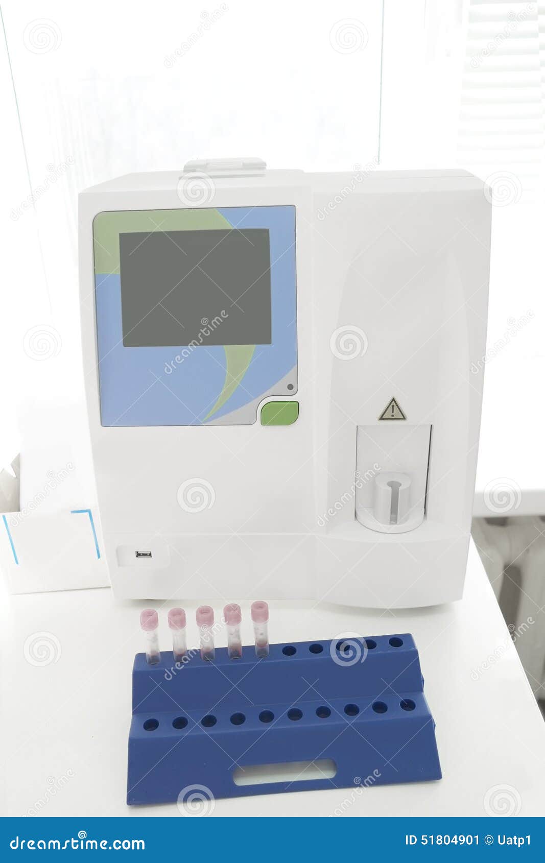 Blood Tube Test With Requisition Form For CMP Comprehensive Metabolic ...