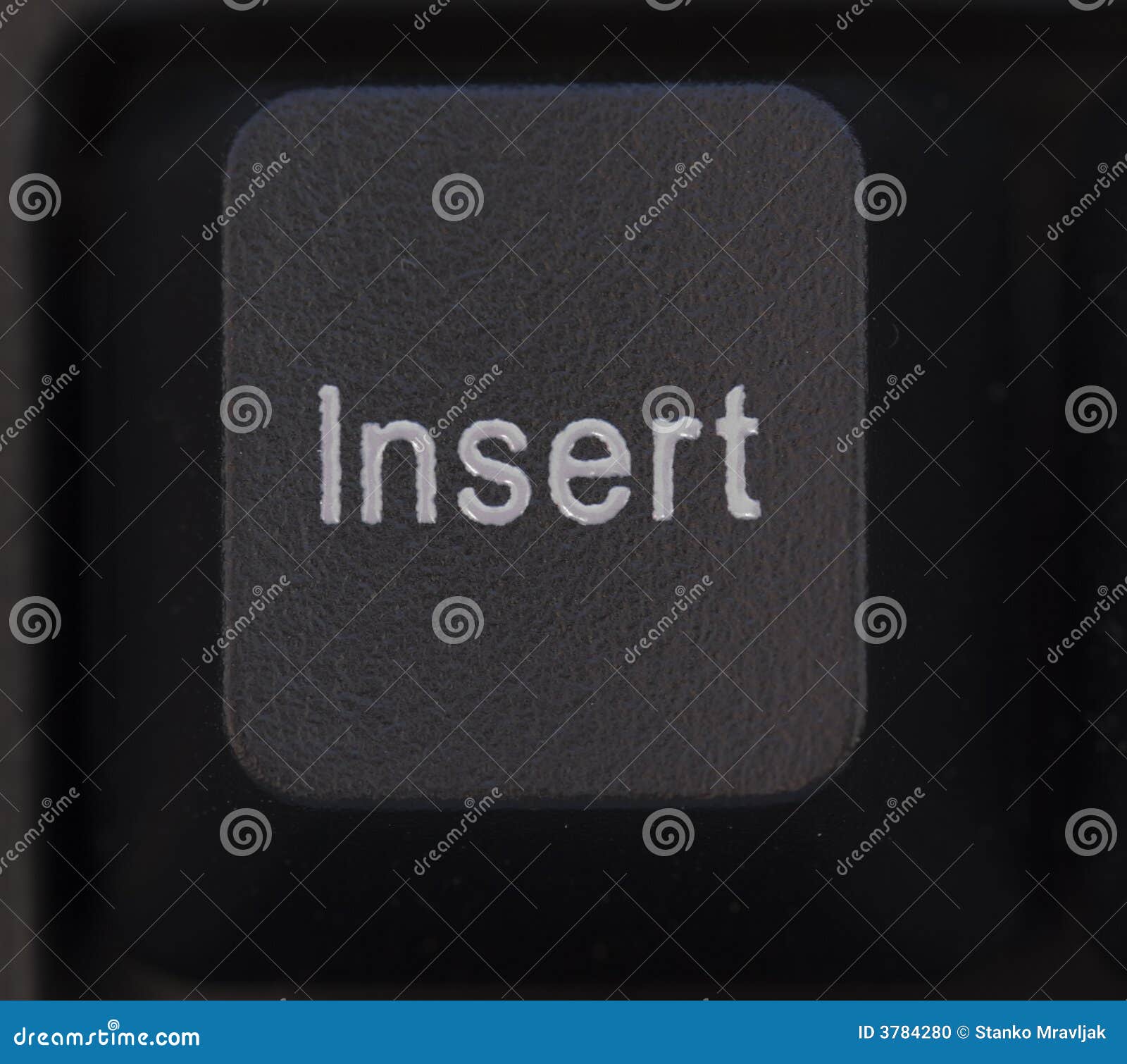 Insert Button stock photo. Image of black, macro, digital - 3784280