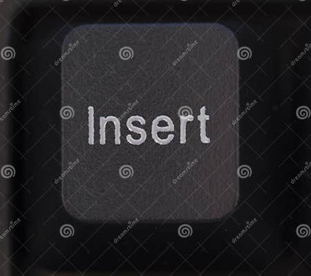 Insert Button stock photo. Image of black, macro, digital - 3784280