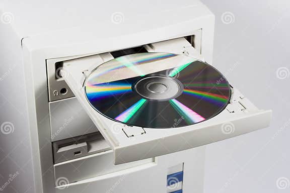 Insert the CD or DVD stock photo. Image of install, write - 1071060