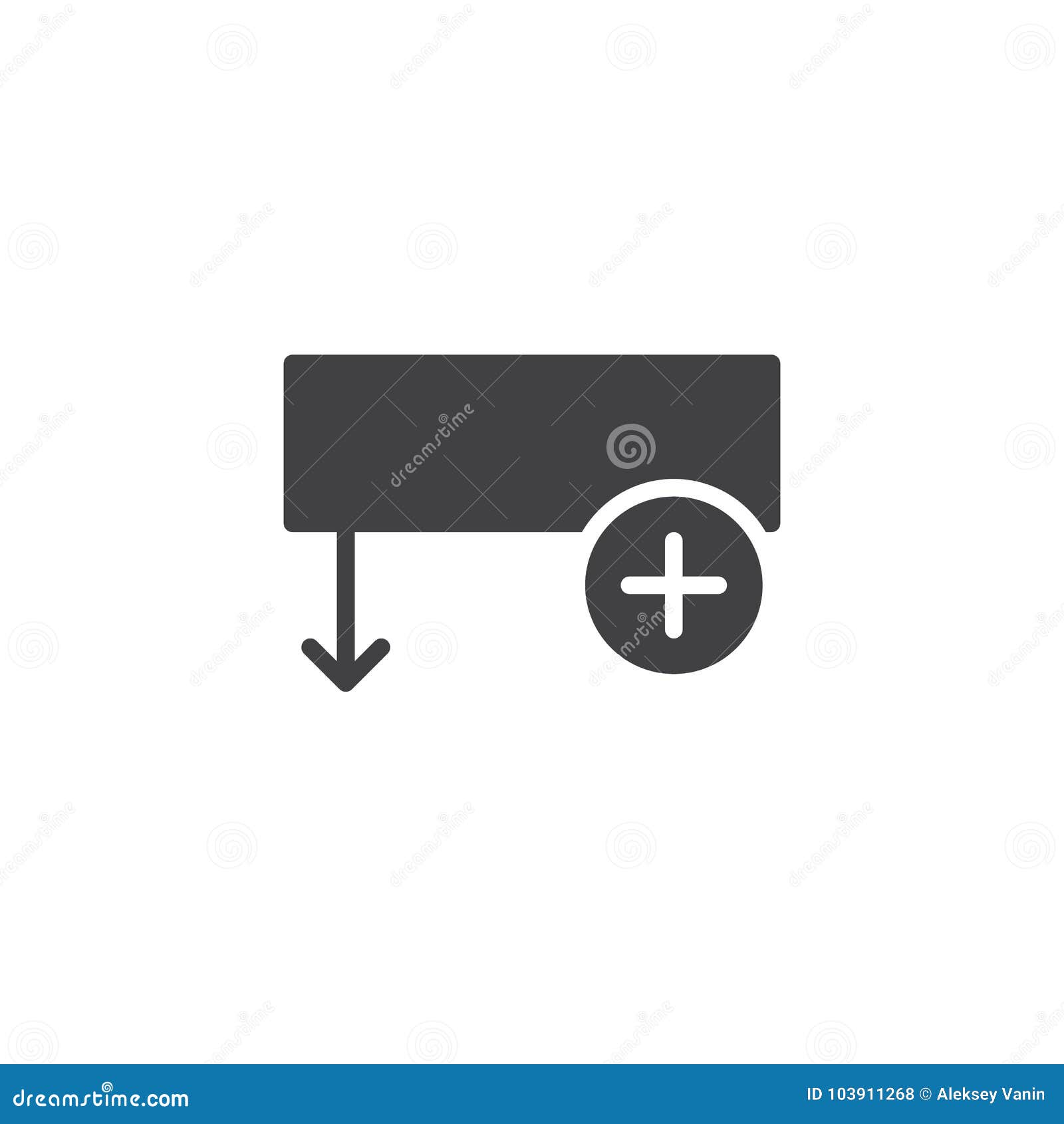 Insert Column Row Icon Vector Stock Vector - Illustration of button ...