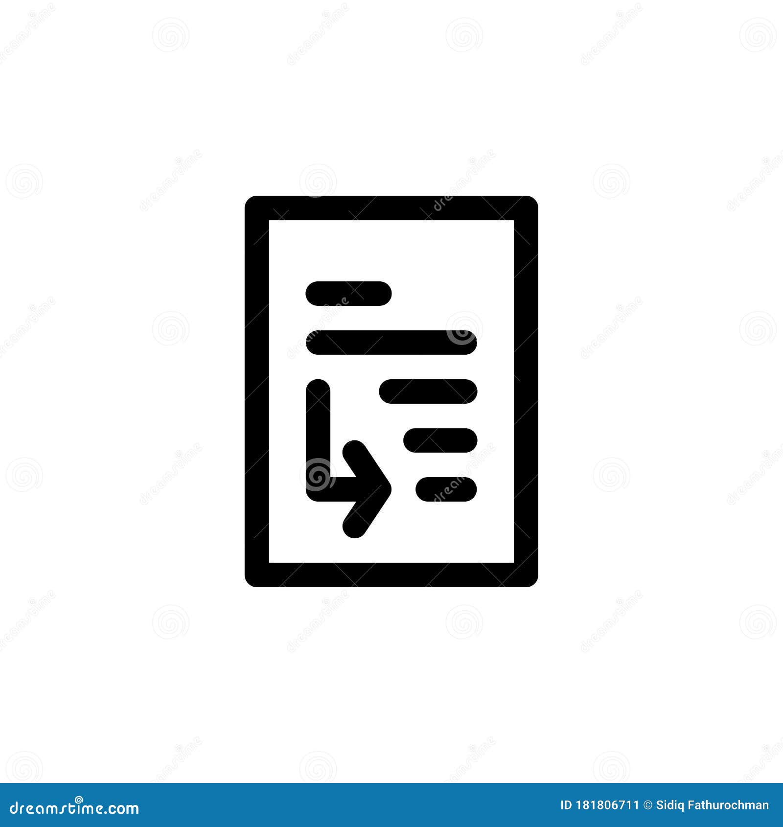 Insert Cross-reference Icon Stock Vector - Illustration of isolated ...