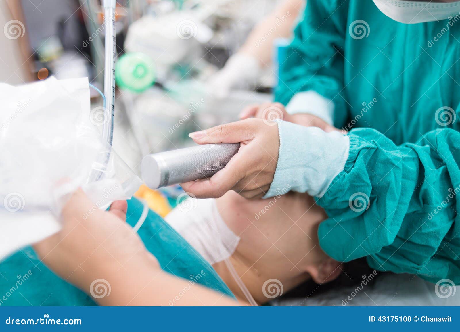 Endotracheal Tube, HME Filter, Carbon Dioxide Sensor, Patient Connected ...