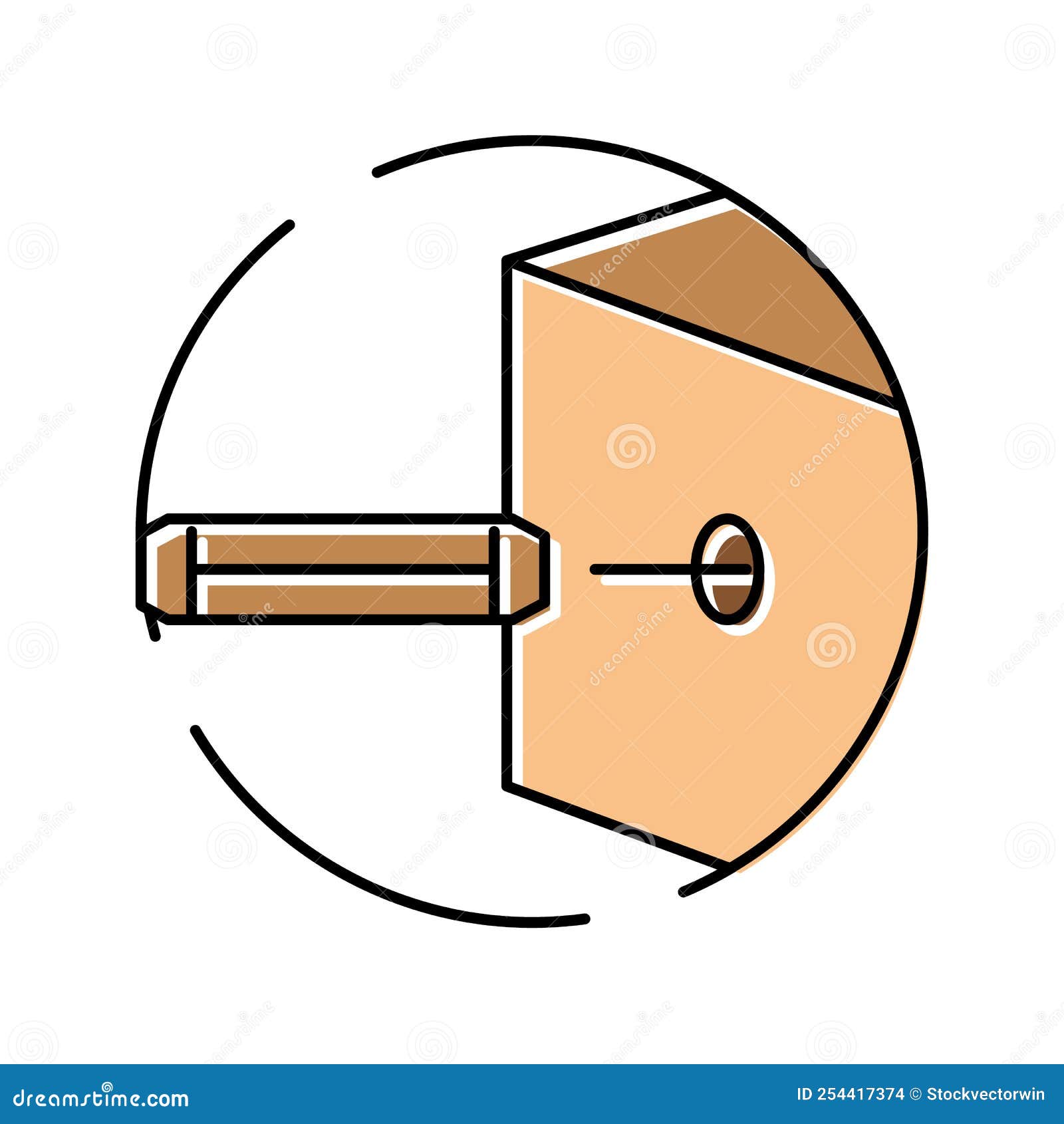 Insert Furniture Dowel Assembly Furniture Color Icon Vector ... Insert Furniture Dowel Assembly Furniture Color Icon Vector ...