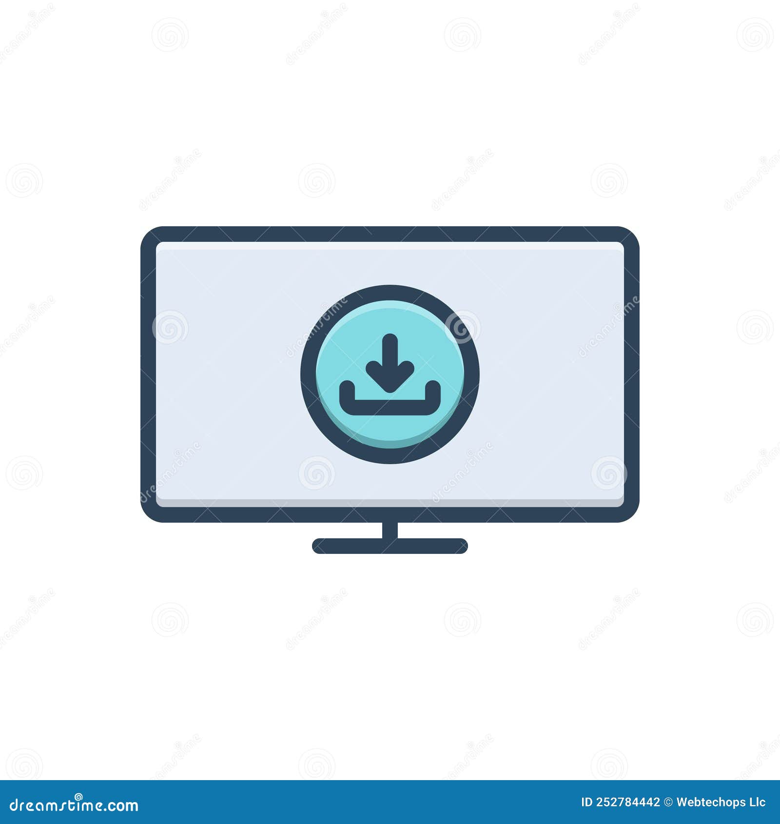 Color Illustration Icon for Insert, System and Download Stock Vector ...