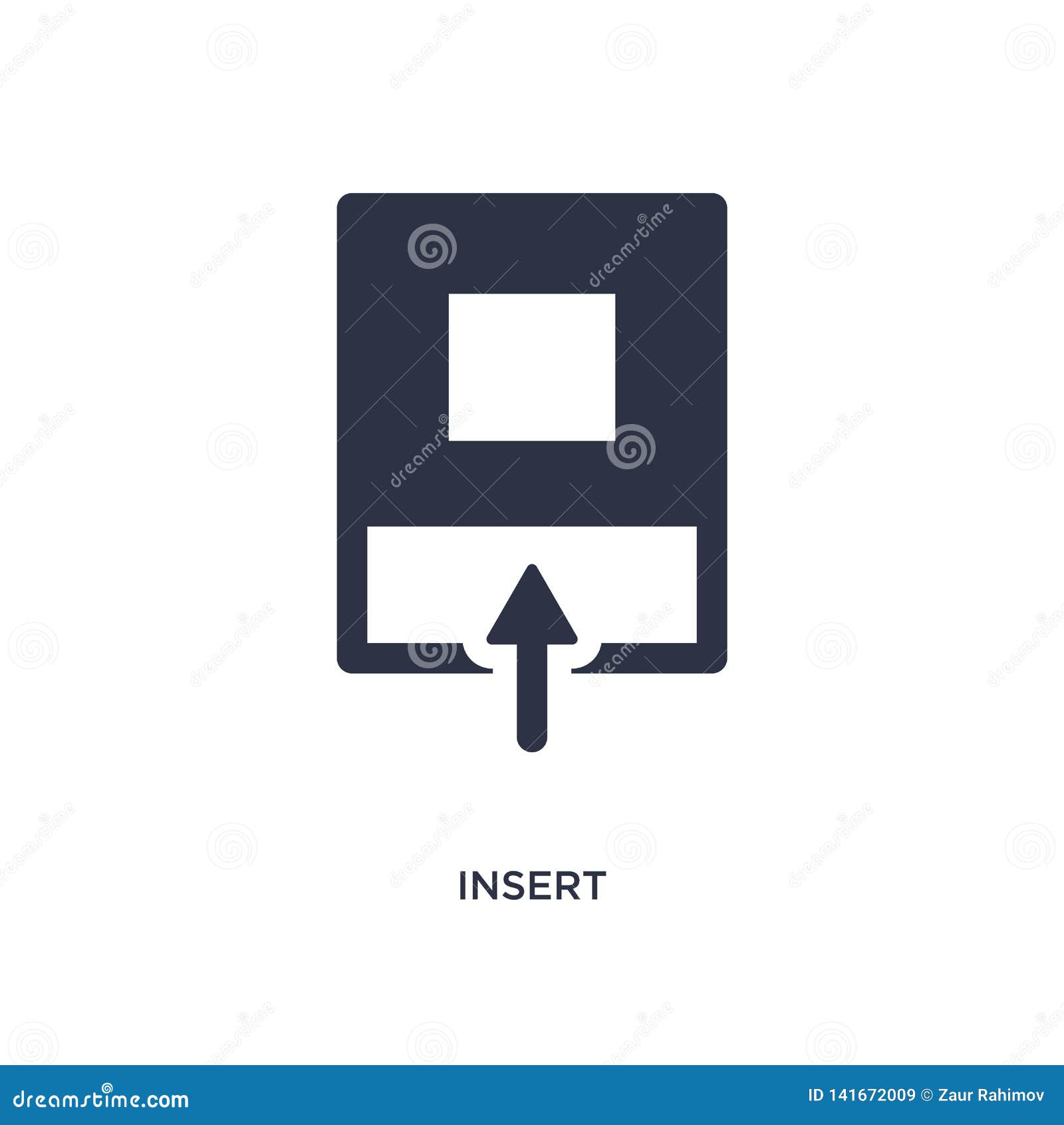 Insert Icon on White Background. Simple Element Illustration from ...