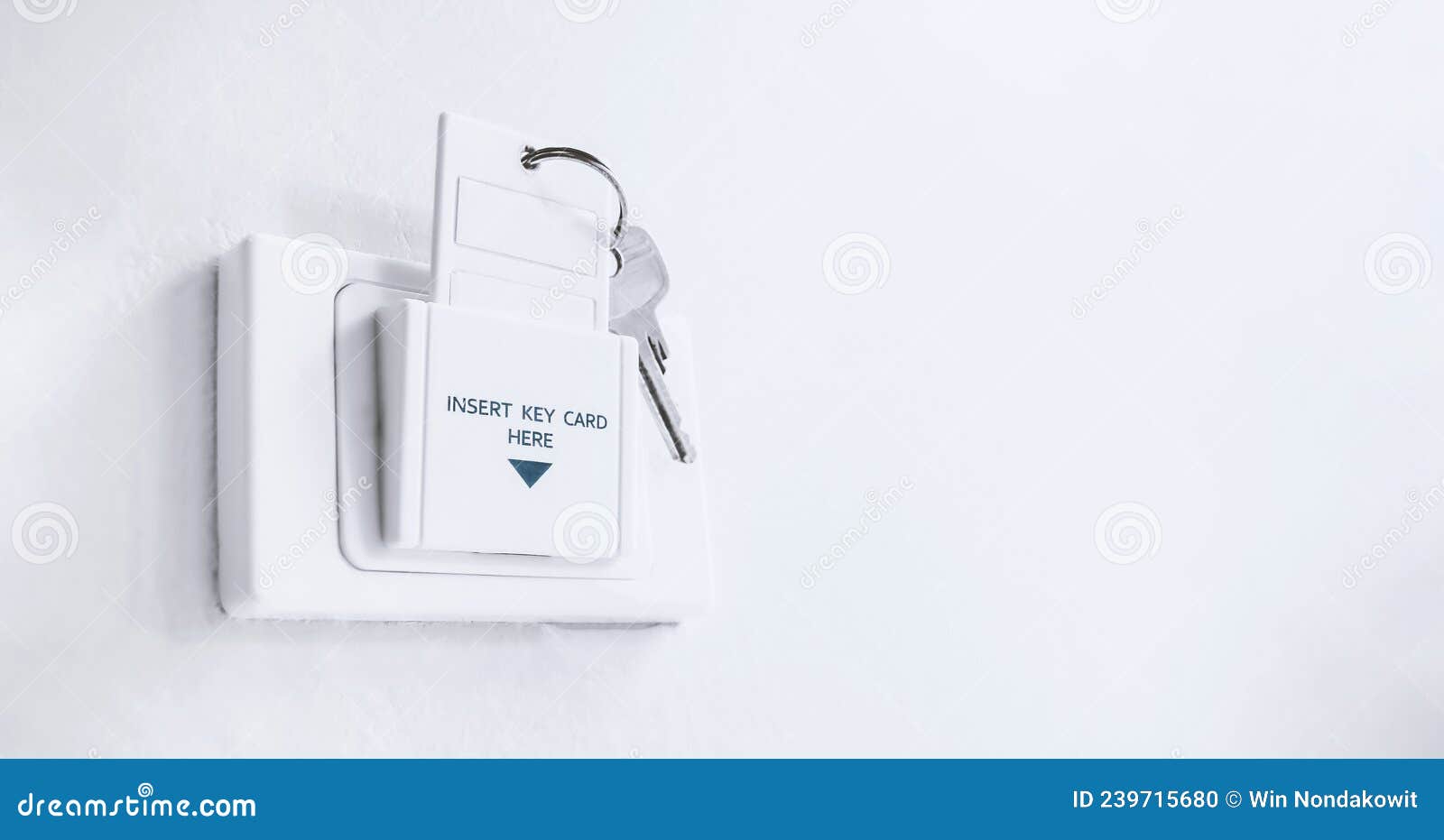 Insert Key Card for Access System Stock Photo - Image of lock ...