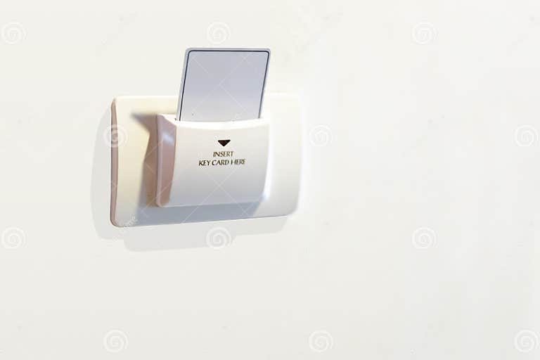 Insert Key Card in Electronic Lock in Hotel Stock Photo - Image of code ...