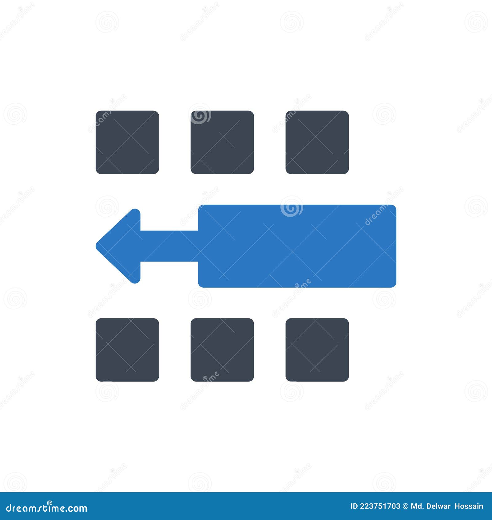 Insert row icon stock vector. Illustration of symbol - 223751703