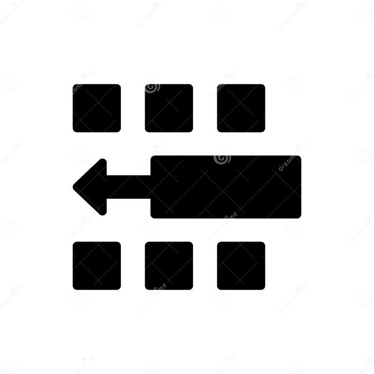Insert row icon stock vector. Illustration of vector - 223996819