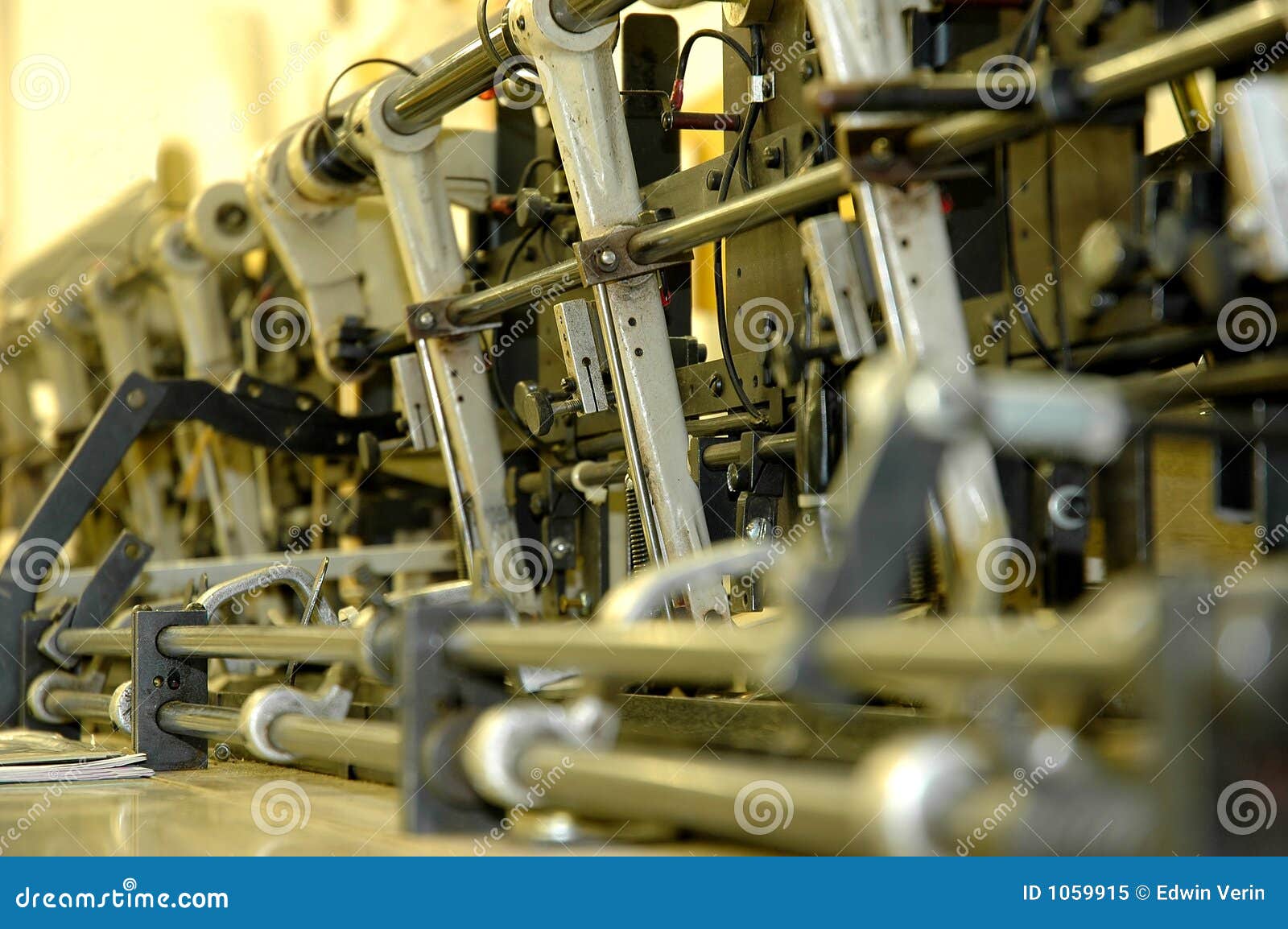 Inserter Machine stock image. Image of production, inserter - 1059915