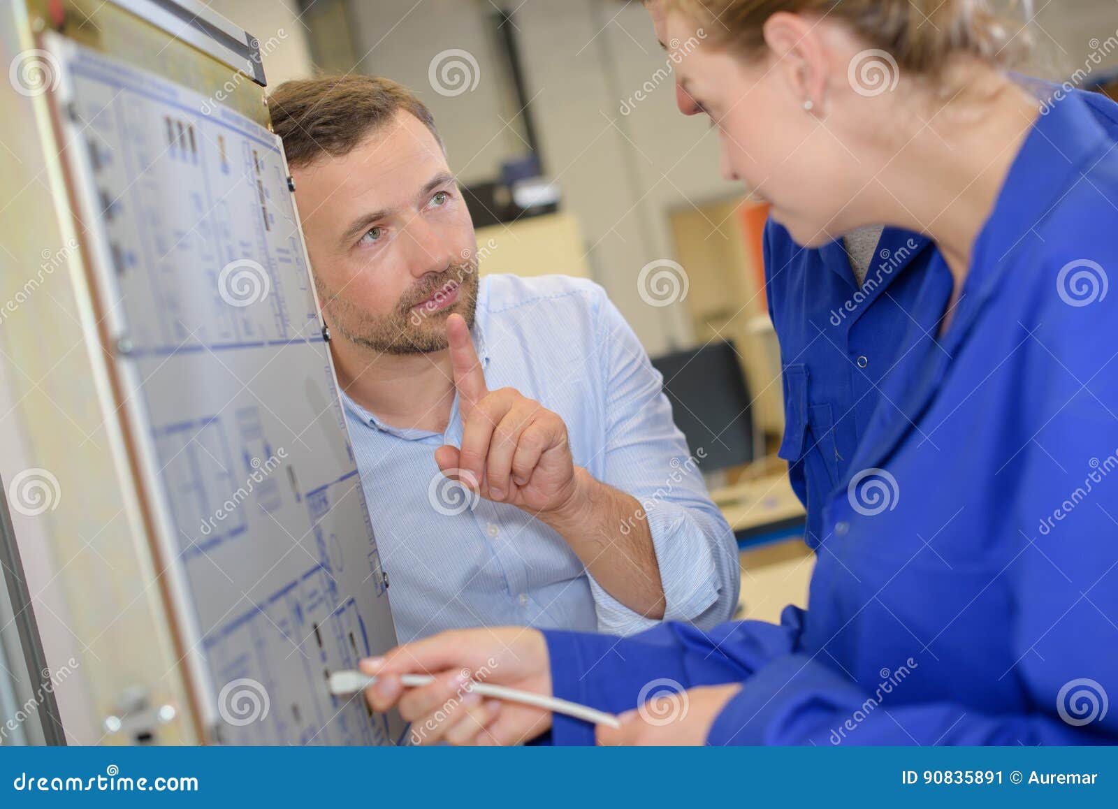 Inserting in right port stock image. Image of apprentice - 90835891