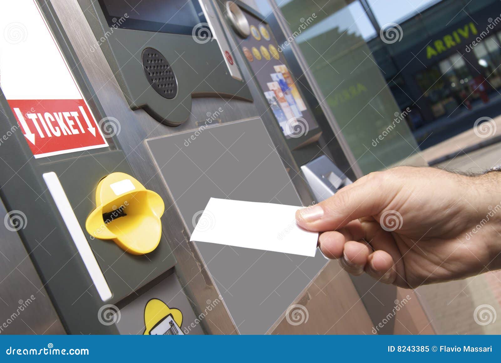 Ticket Inserting For Parking Area Stock Image | CartoonDealer.com #8243281