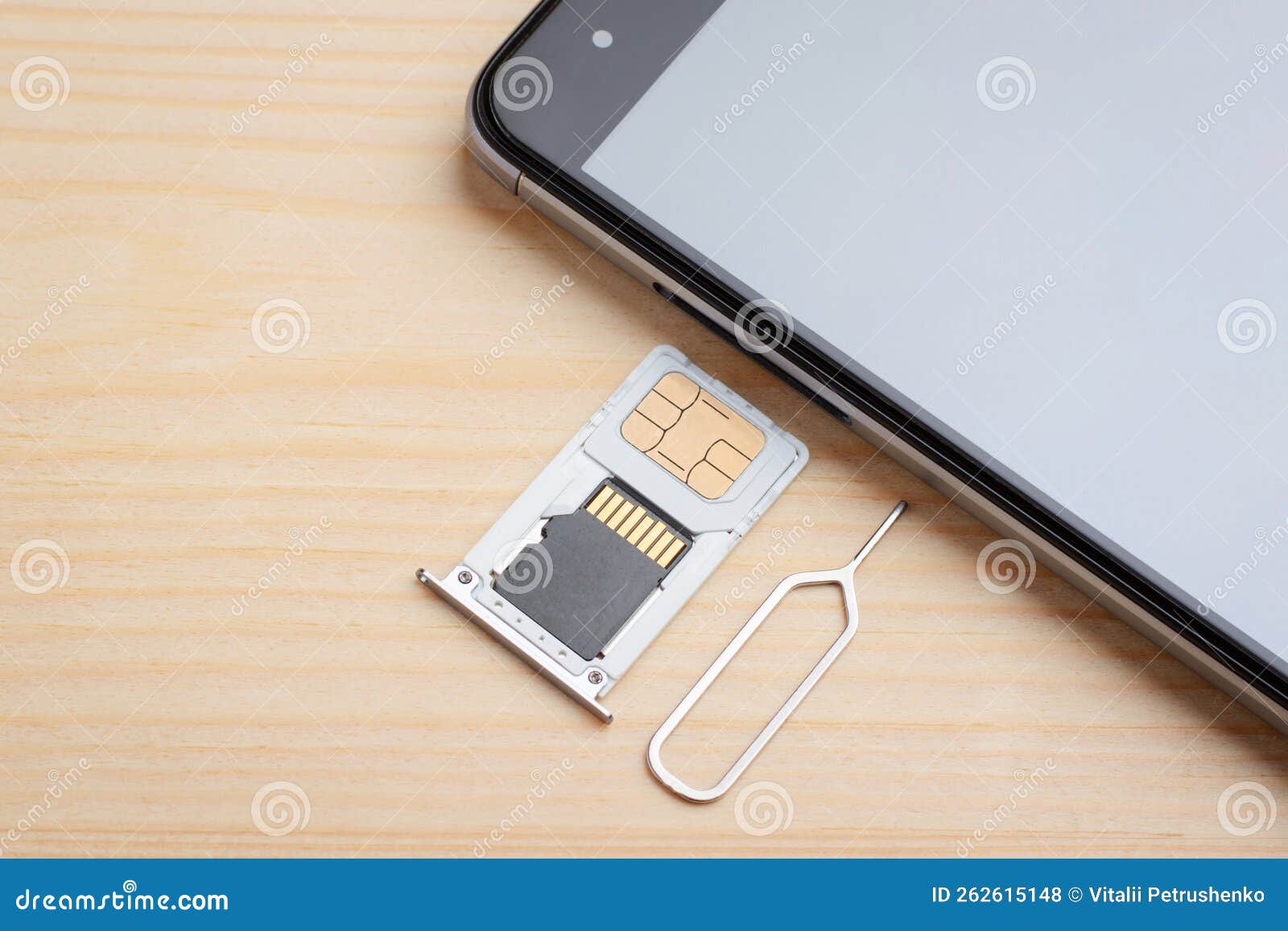 Expanding Memory in a Mobile Phone Stock Photo - Image of unlock, data ...