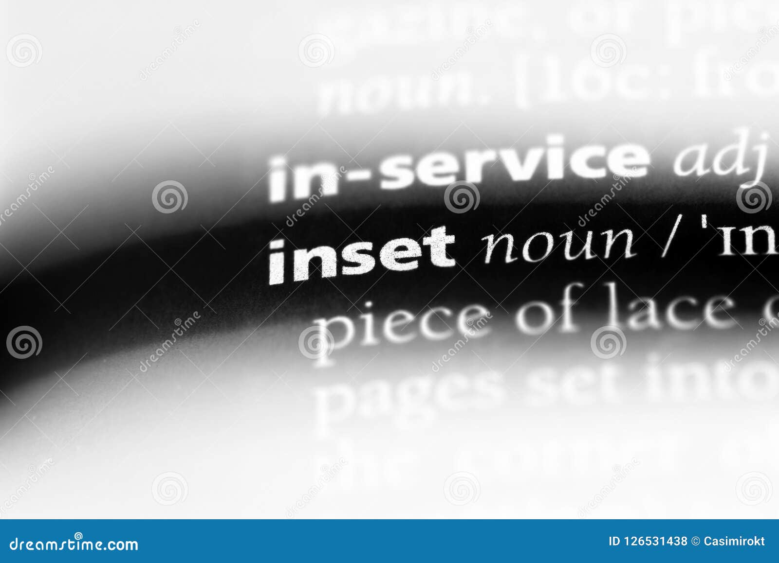 Inset stock photo. Image of dictionary, writing, printed - 126531438