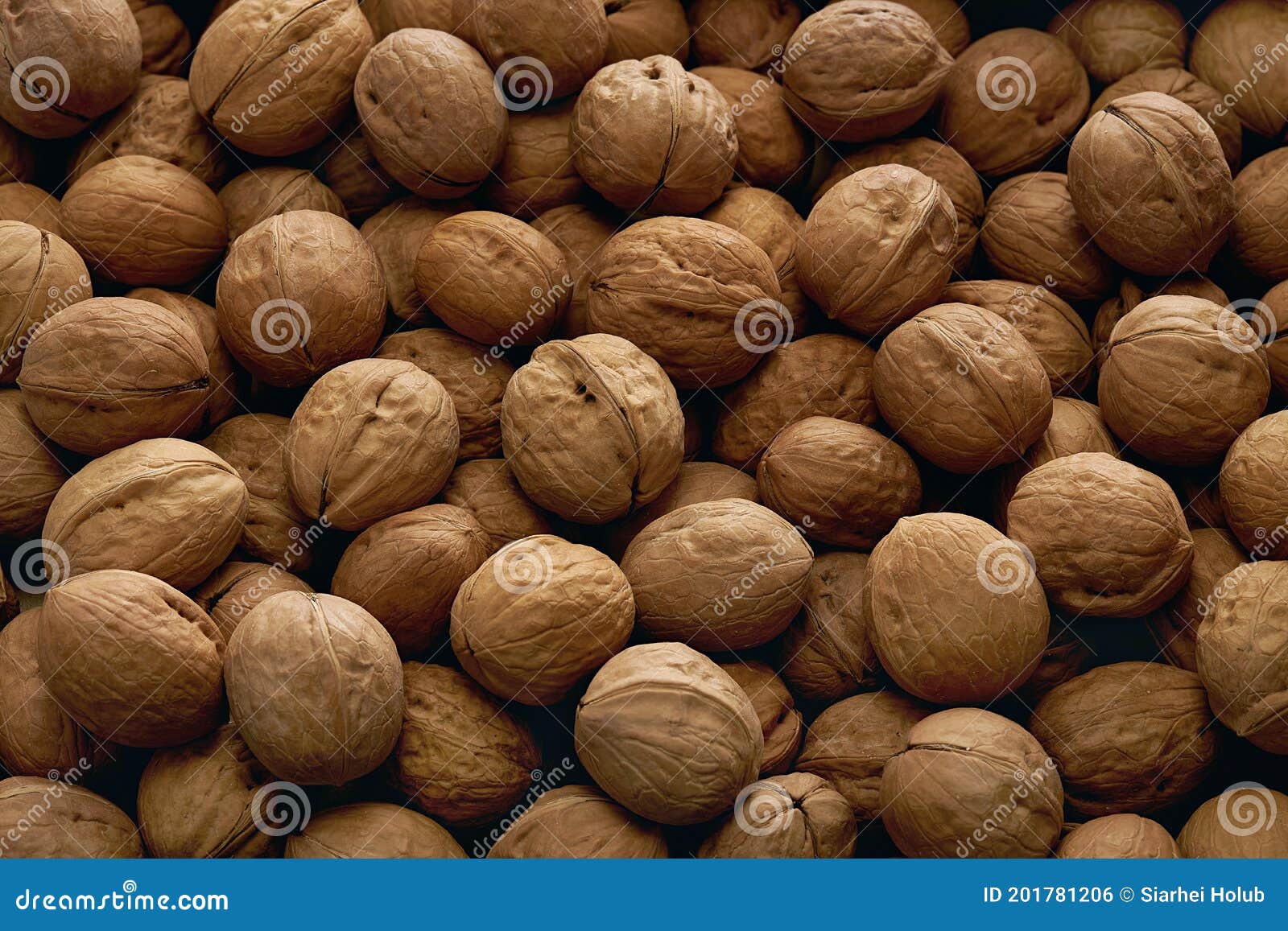 Inshell Natural Walnut Background Texture. Natural Food in-shell Nuts ...