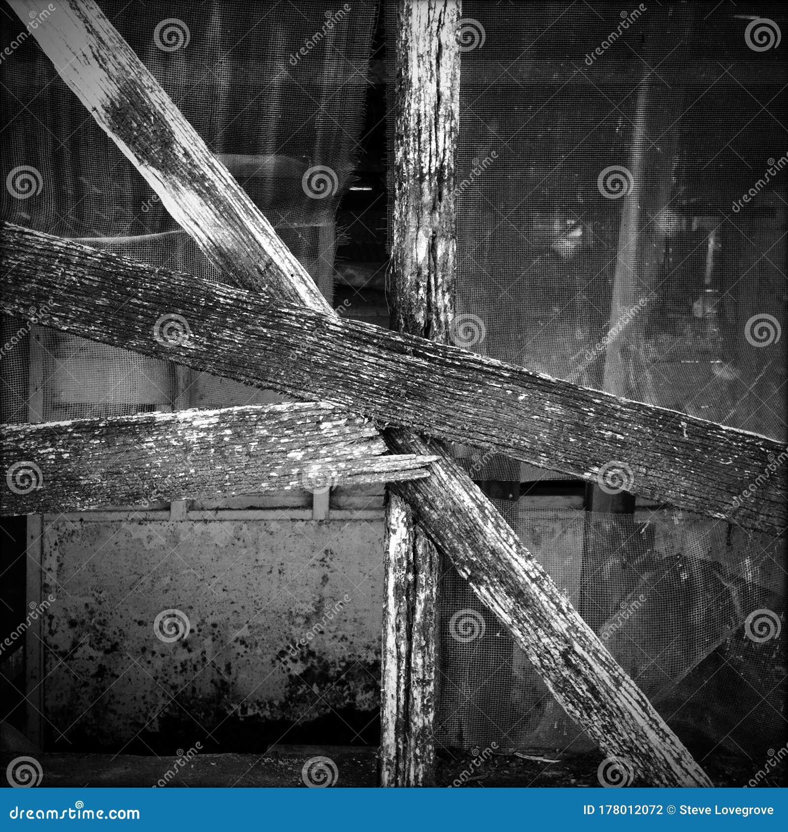 Inside an Abandoned Derelict Falling Down House Stock Photo - Image of ...