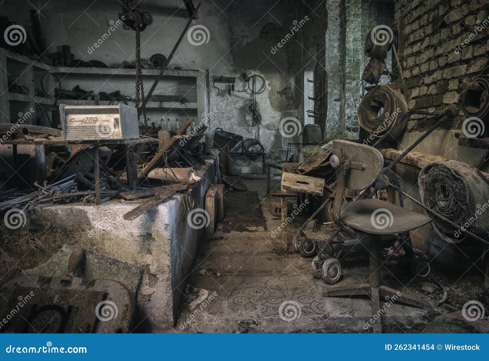 Inside of an Abandoned Room Stock Photo - Image of detail, weathered ...
