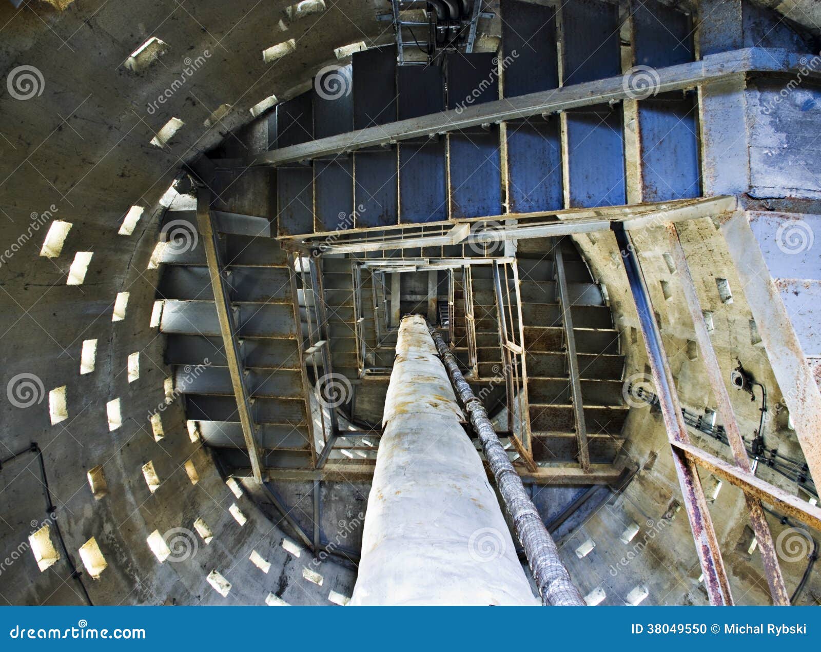 Inside an abandoned tower stock photo. Image of tower - 38049550