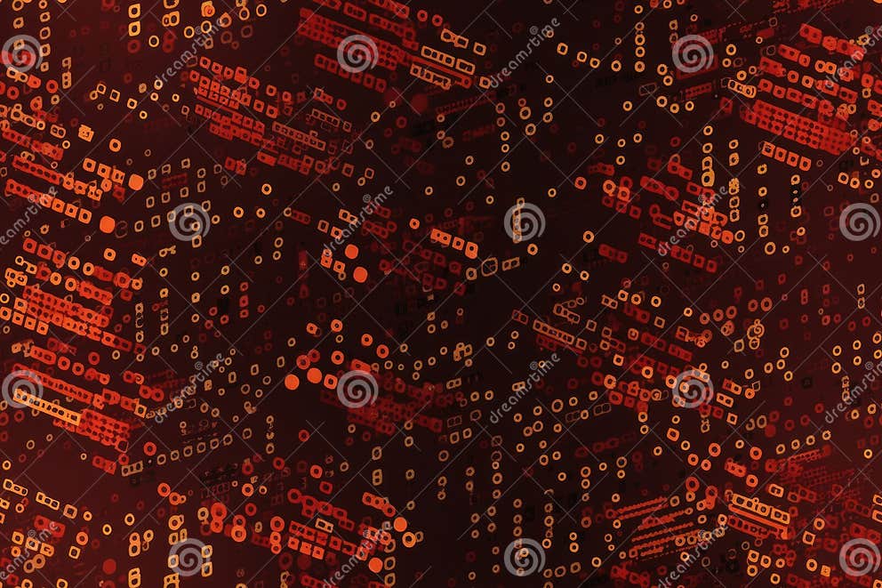 Inside of the Abstract Programming Code. Beautiful Seamless Pattern ...