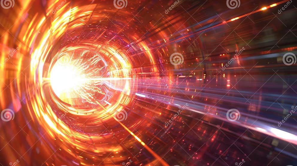 Inside the Accelerator Particles Collide Headon Producing a Dazzling ...