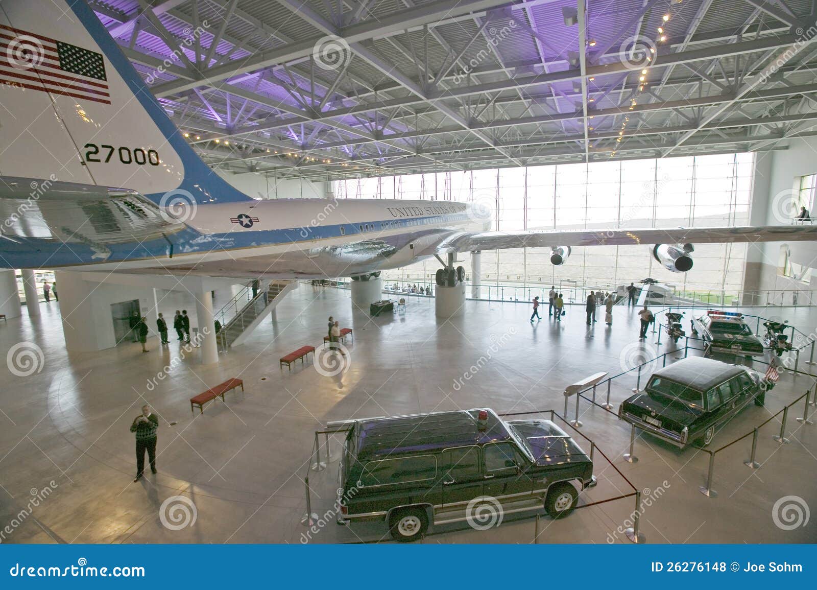 Inside the Air Force One Pavilion Editorial Stock Photo - Image of ...