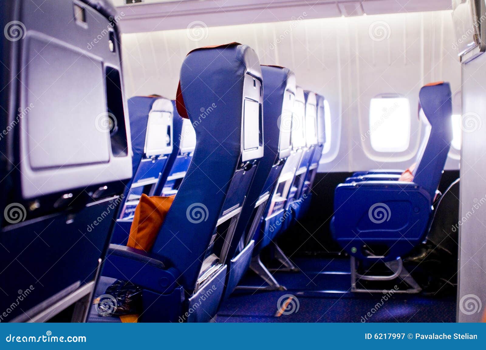Inside airplane stock image. Image of travel, transportation - 6217997