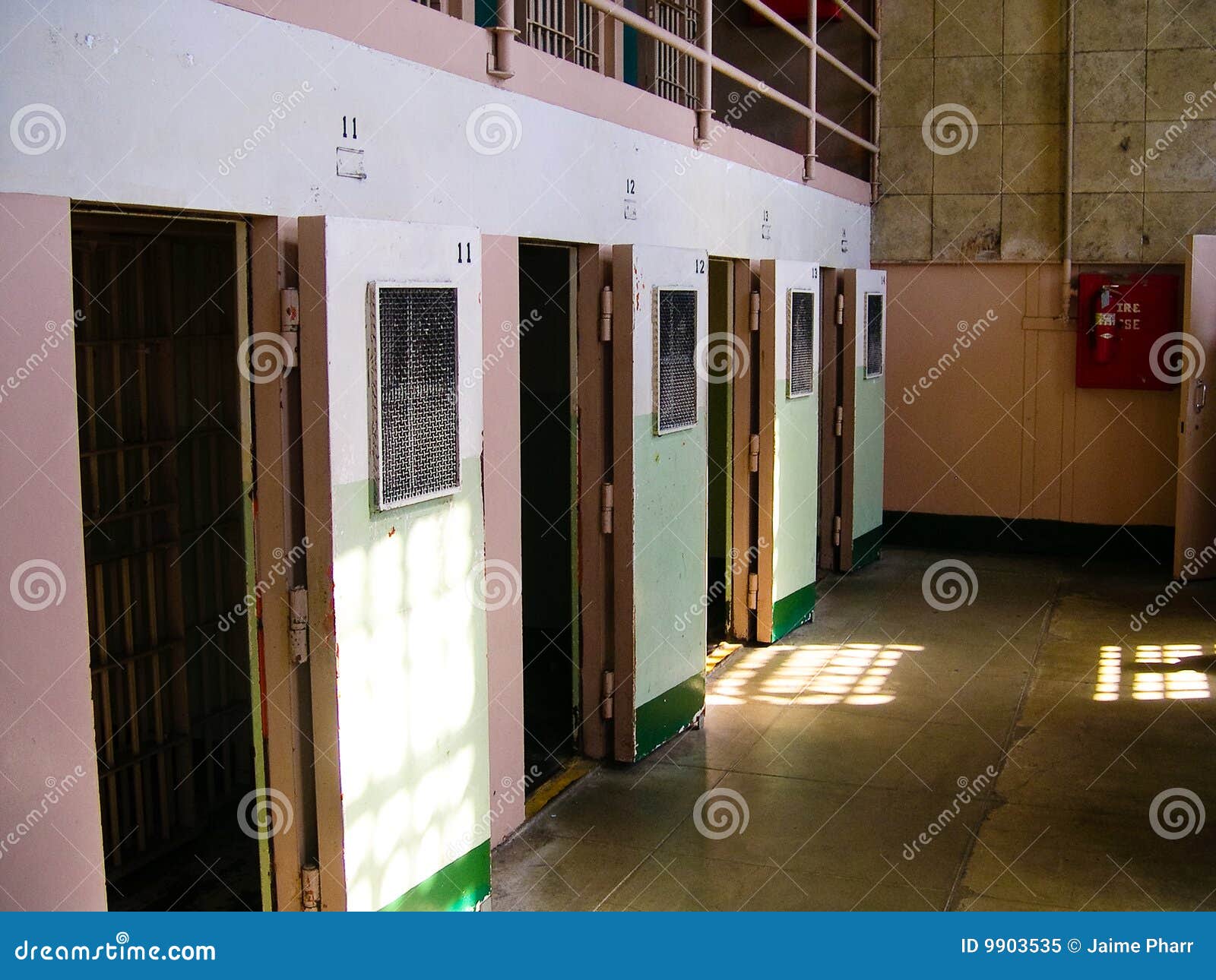 Inside Alcatraz stock image. Image of door, metal, jail - 9903535