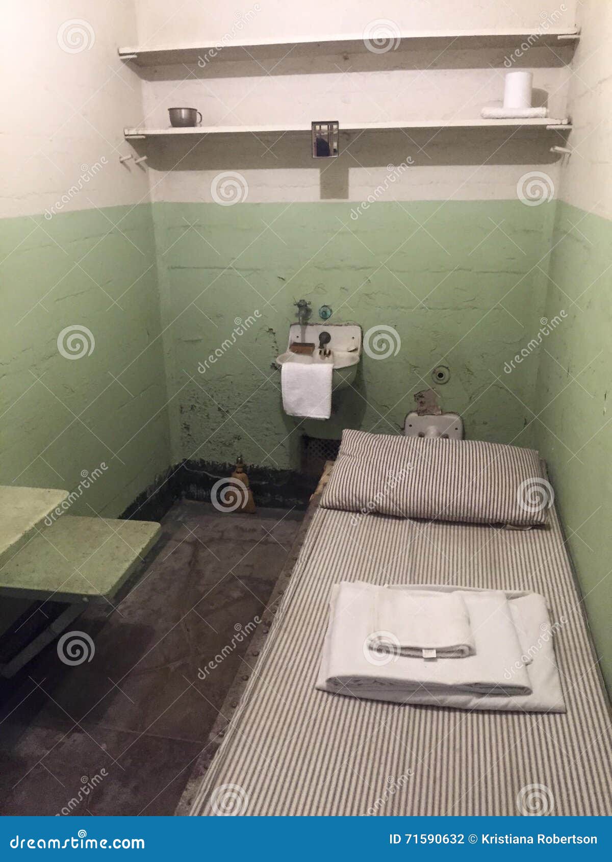 Inside Alcatraz stock photo. Image of criminal, inside - 71590632