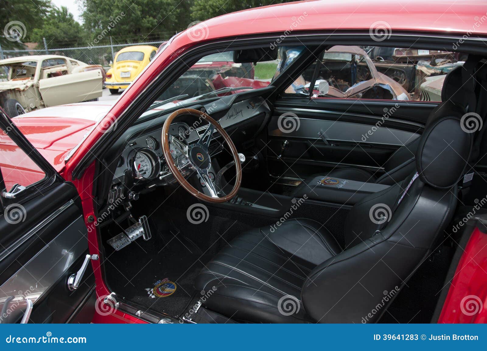 Inside of American Muscle Car Editorial Stock Photo - Image of muscle ...