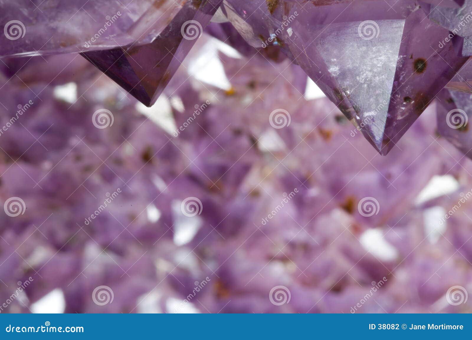 Inside an Amethyst Geode 2 stock photo. Image of crystals - 38082