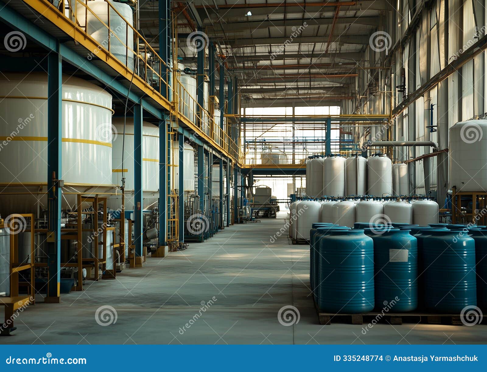 Huge Tanks With A Network Of Pipelines For Storage Of Natural Gas And ...