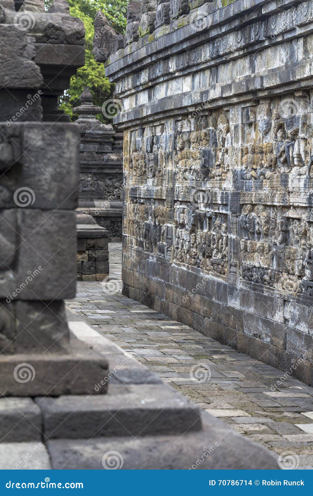 Inside Ancient Borobudur Temple Stock Photo - Image of asian, interior ...