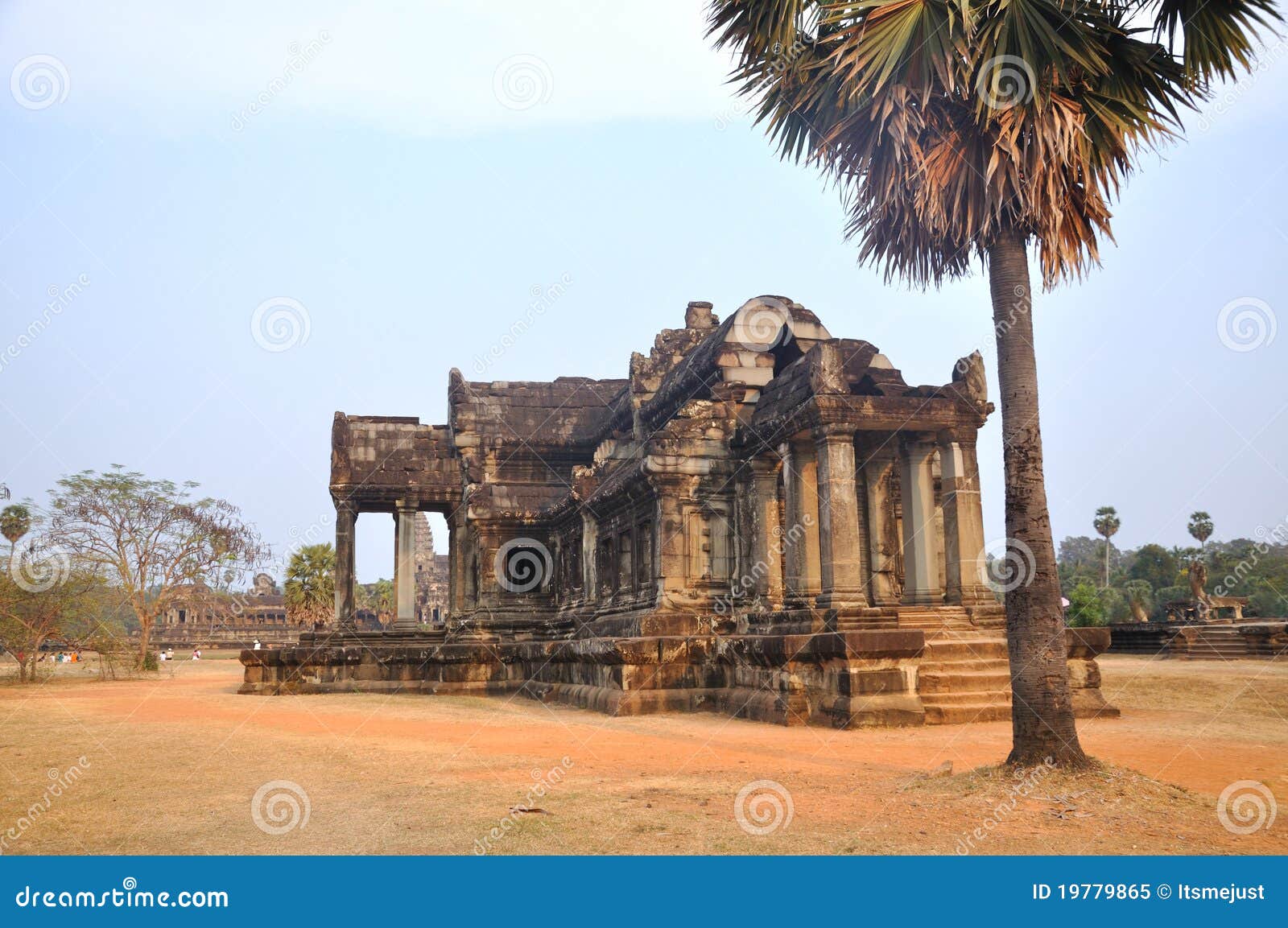 Inside Angkor Wat. Cambodia. Stock Image - Image of sightold, cambodia ...