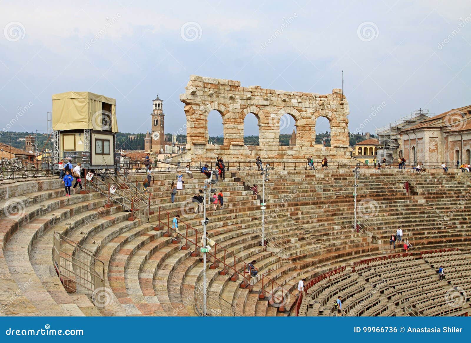 Inside the Arena di Verona editorial photo. Image of culture - 99966736