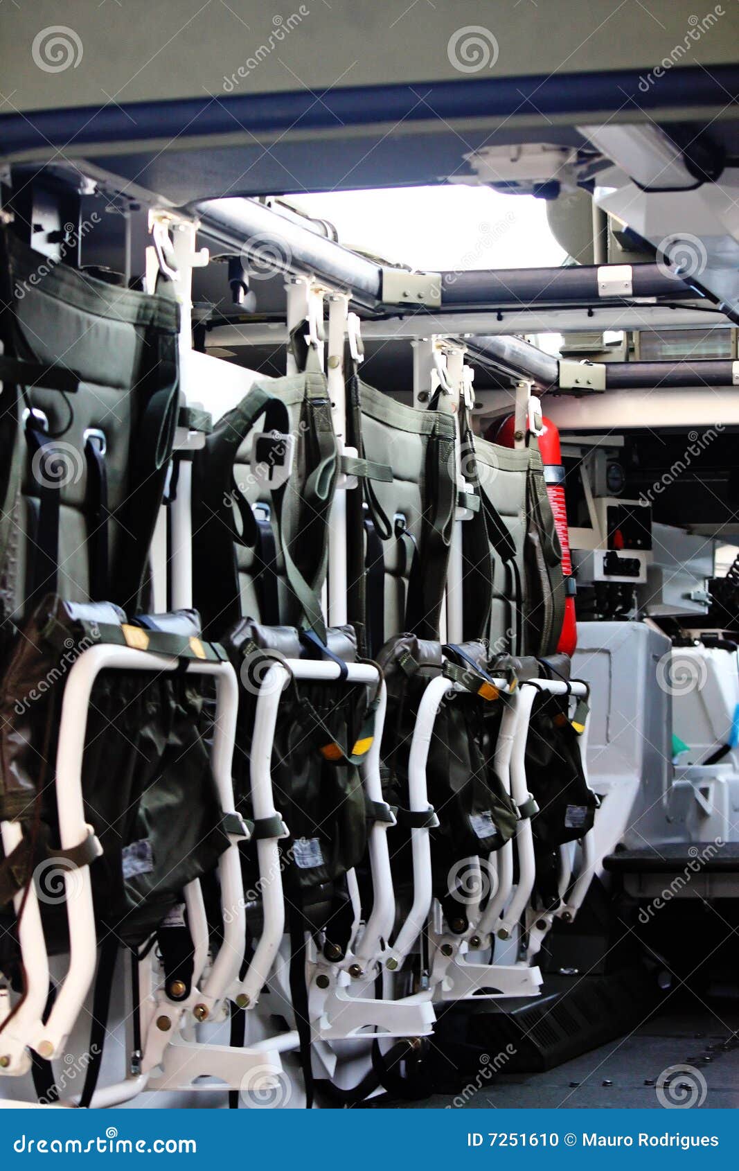 Inside an Armored Personnel Carrier Car Stock Photo - Image of seatbelt ...